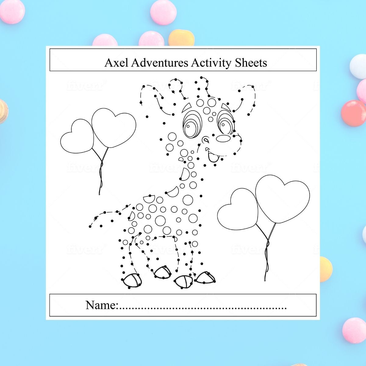 5x Pages! Animal dot to dot! - Axel Adventures 5x Pages! Animal dot to dot! - Axel Adventures